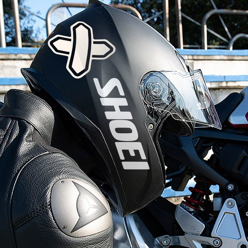 Reflective SHOEI Sticker Motorcycle Helmet Vinyl Waterproof Decal ...