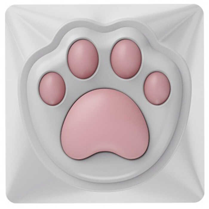 Pink Cat Butt Keycap Cat Paw Keycap Pink Rock-paper-scissors Gesture ...