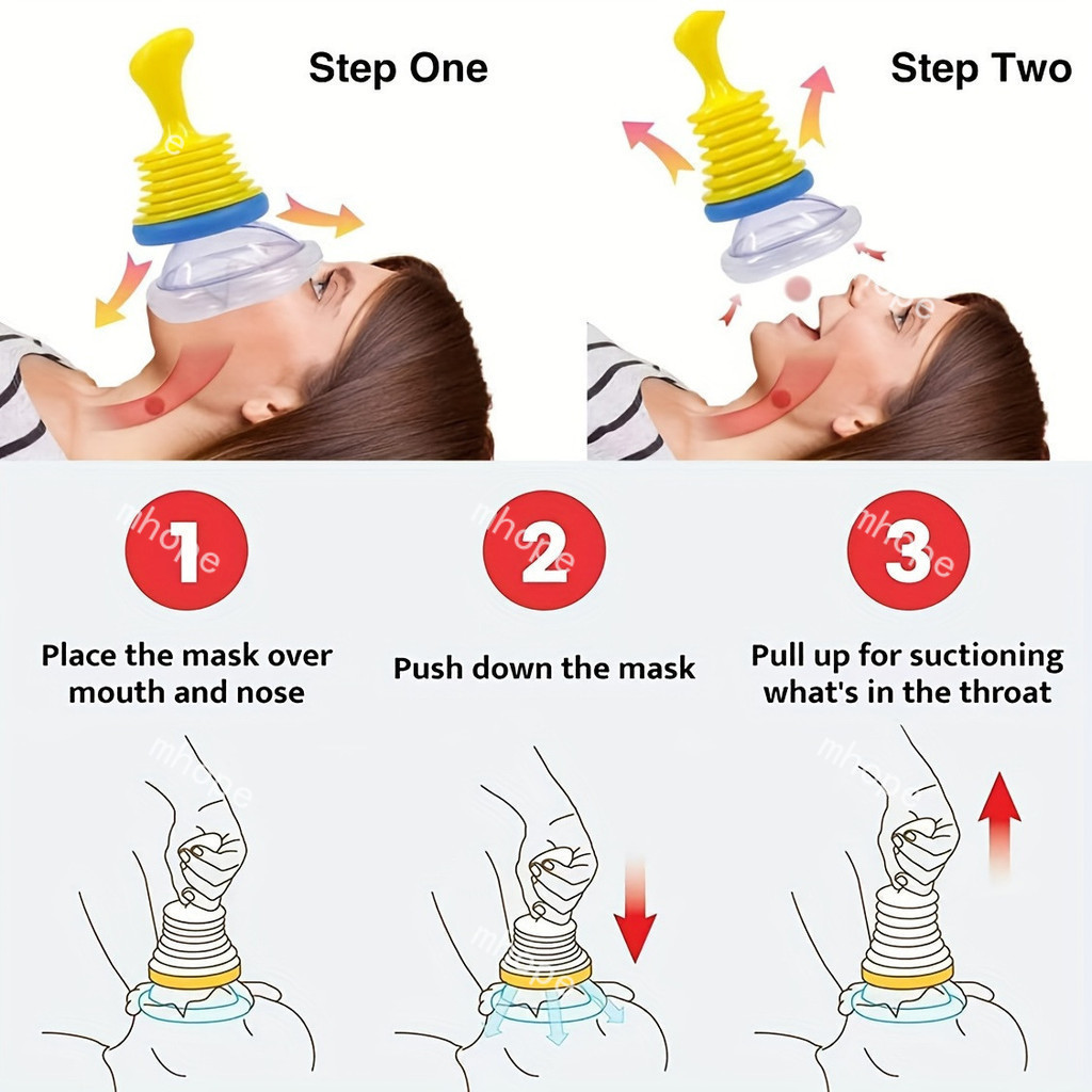 Adult and Child Choking Rescue Device First Aid Breathing Mask Choking ...