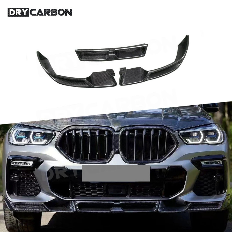 Carbon Fiber Front Lip Bumper Chin Spoiler Body Kits FRP Car Body Kits ...