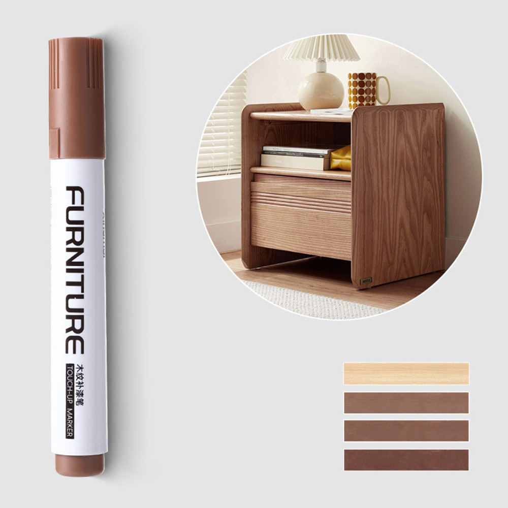 Wood Furniture Repair Pen Scratches Chips Color Touch-Up Exposed White ...