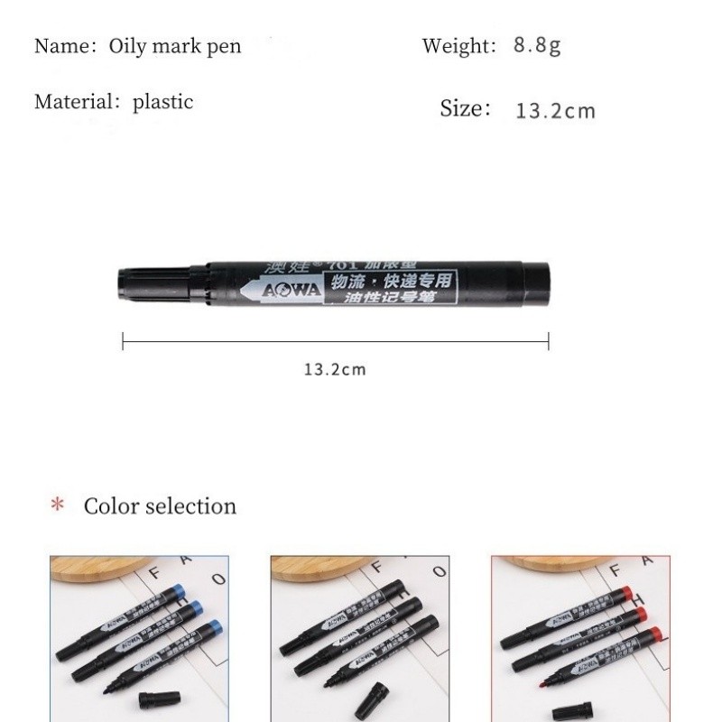 Marker Large Head Bold Counting Pen Long Lasting Markers Different ...