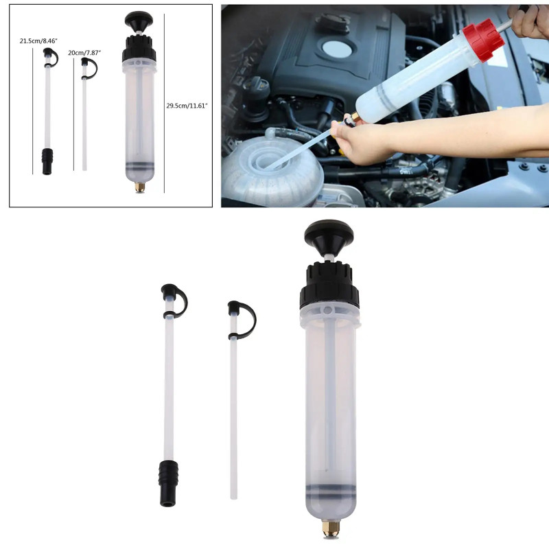 200cc Car Oil Fluid Extractor Filling Syringe Pump Manual Suction ...