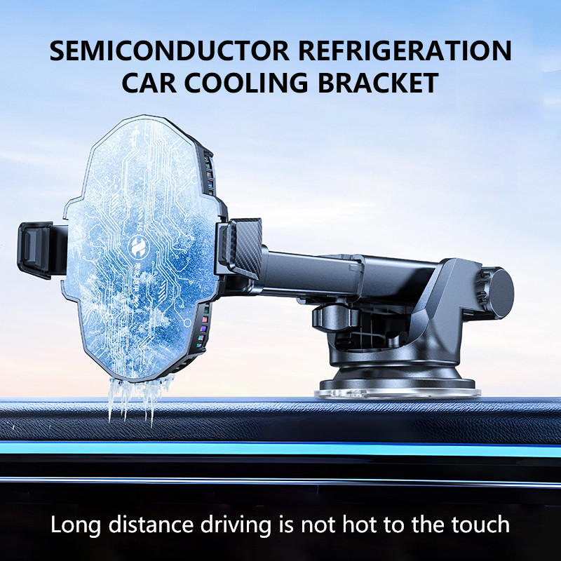 Vehicle Phone Holder with Semiconductor Cooler Dual-Core Powered ...
