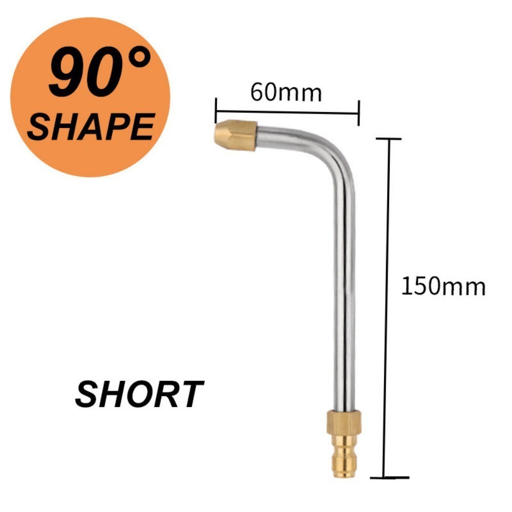 【Local Delivery】6 Size Car Washer Multi-Angled Metal Rod Nozzle Water ...