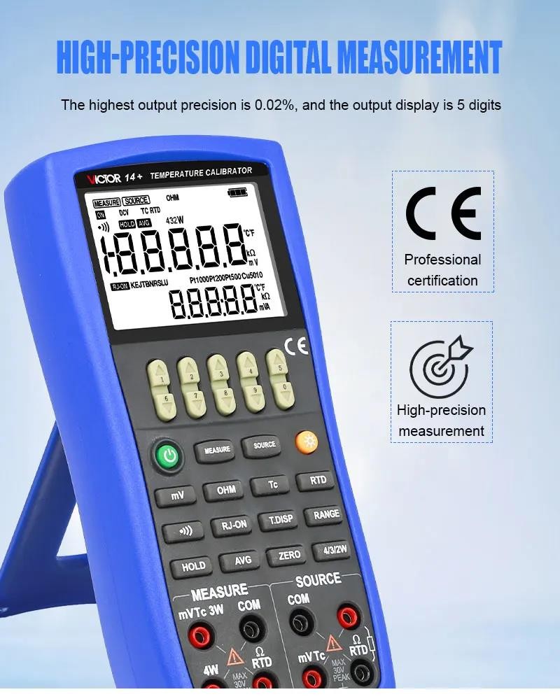 Victor 14+ Temperature Calibrator High Precision Output Temperature ...