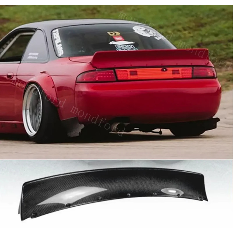 For Nissan S14 Silvia RB Style FRP Fiber Glass Rear Trunk Wing spoiler ...