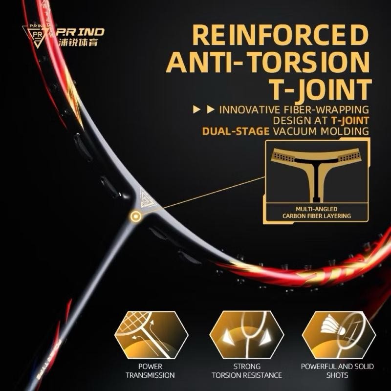 P.R IND Kranted 700 Badminton Racket 3UG5 / 4UG5 100%ORIGINAL Zhao Jun ...