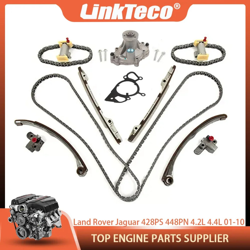 Timing Chain Kit Water Pump For Land Rover Range Rover LR3 Jaguar XJ ...