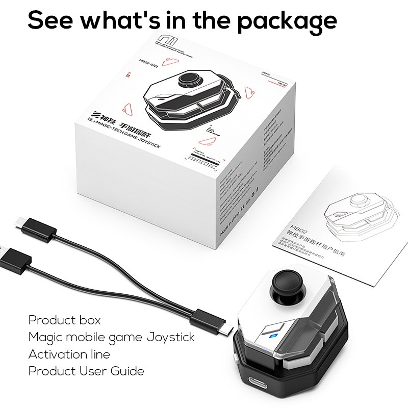 Magic MB02 Mobile Game Joystick HID MFI Model Gamepad for Android and ...