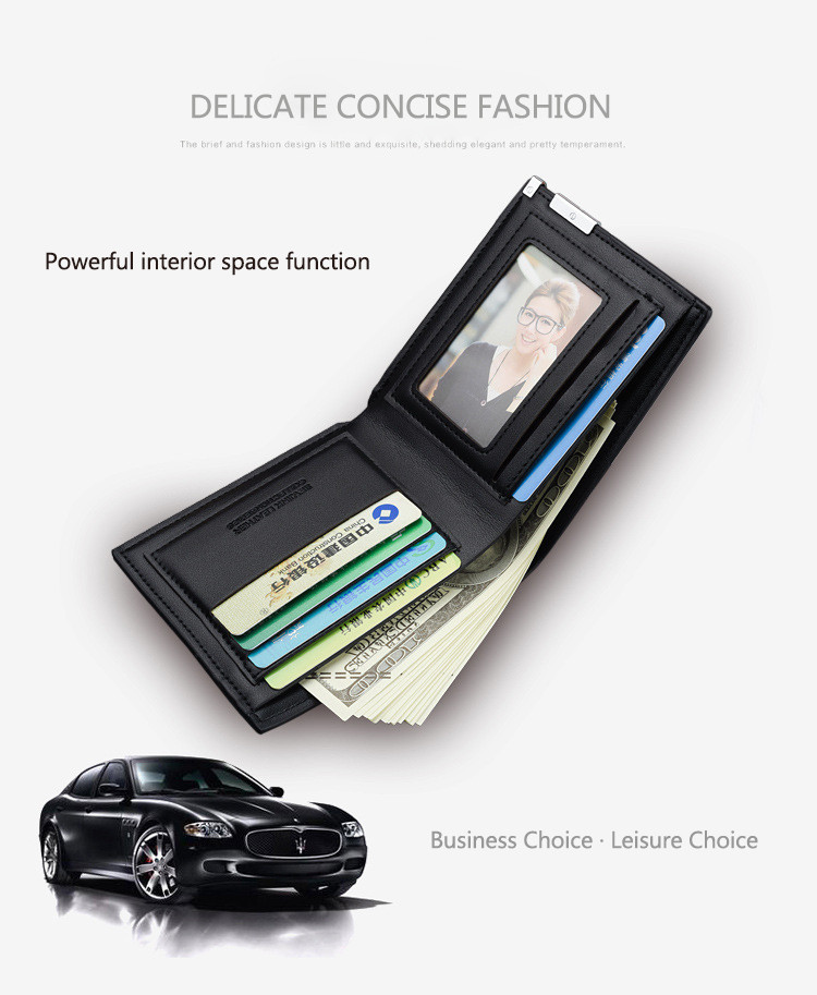 Business Car Logo Wallet Leather Driver Licence Holder Key Card Bag For ...