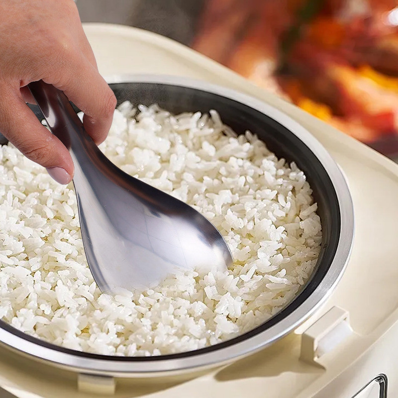 Kitchen Stainless Steel Spoon - Hangable, Easy-cleaning - Dining ...