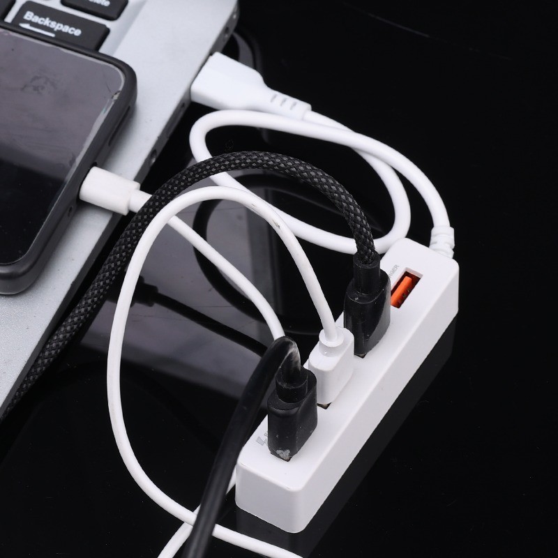 4 IN 1 Mini USB Converter - 4Ports USB 2.0 HUB Power Adapter Extension ...