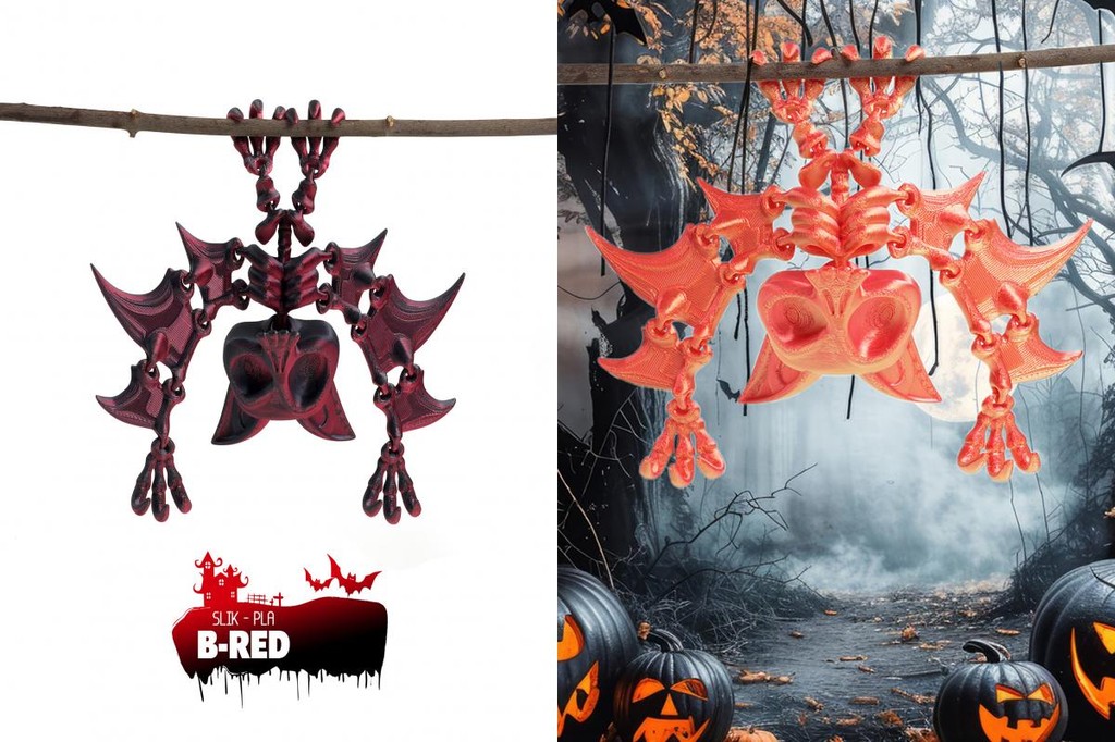 Articulated Joint Bat Toy Bat Themed Decor Articulated Bat Model Fidget ...