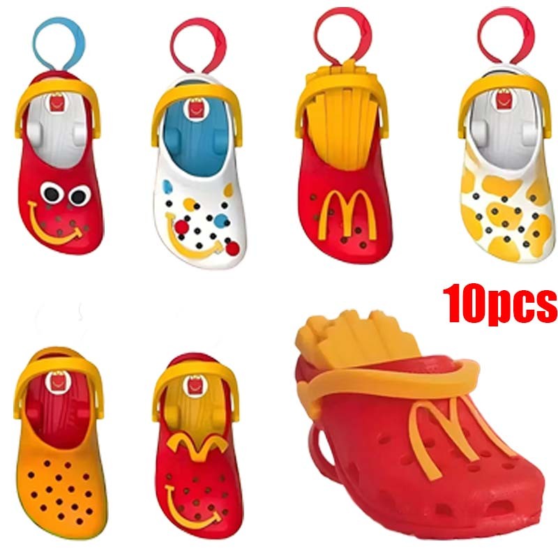Mcd Crocs Keychain 2024 McDonald Crocs Keychain Happy Meal Crocs Toy | Shopee Malaysia
