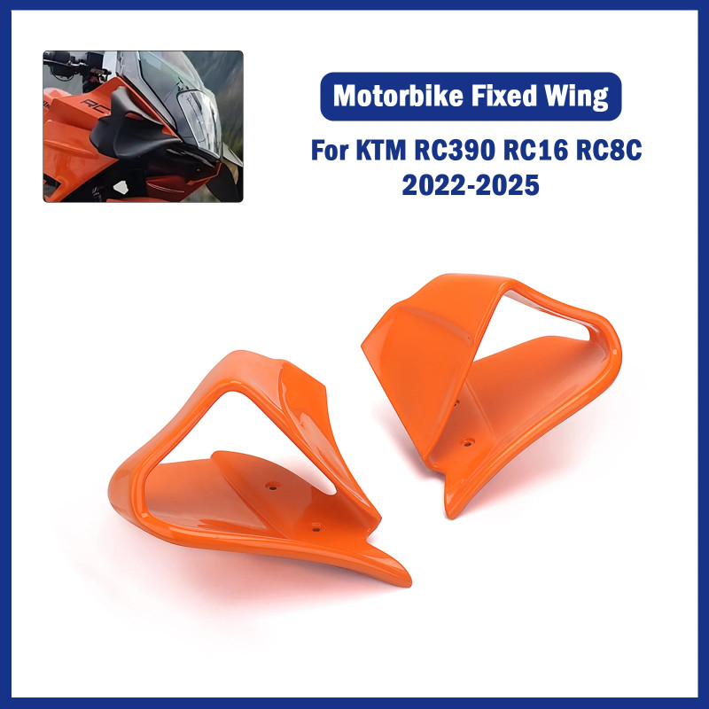 Motorcycle Fairing Fixed Wind Wing For KTM RC390 RC16 RC8C 2022-2025 ...