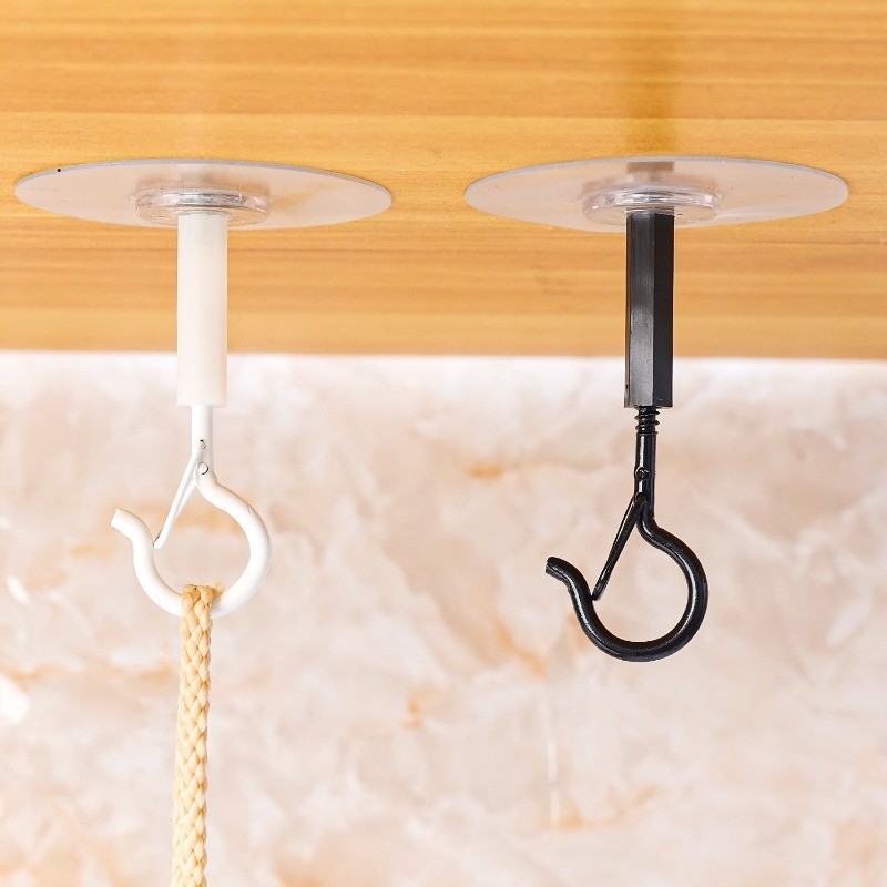 5/10/15 Sticky Ceiling Seamless Hook - Door Storage Heavy Duty Rack ...