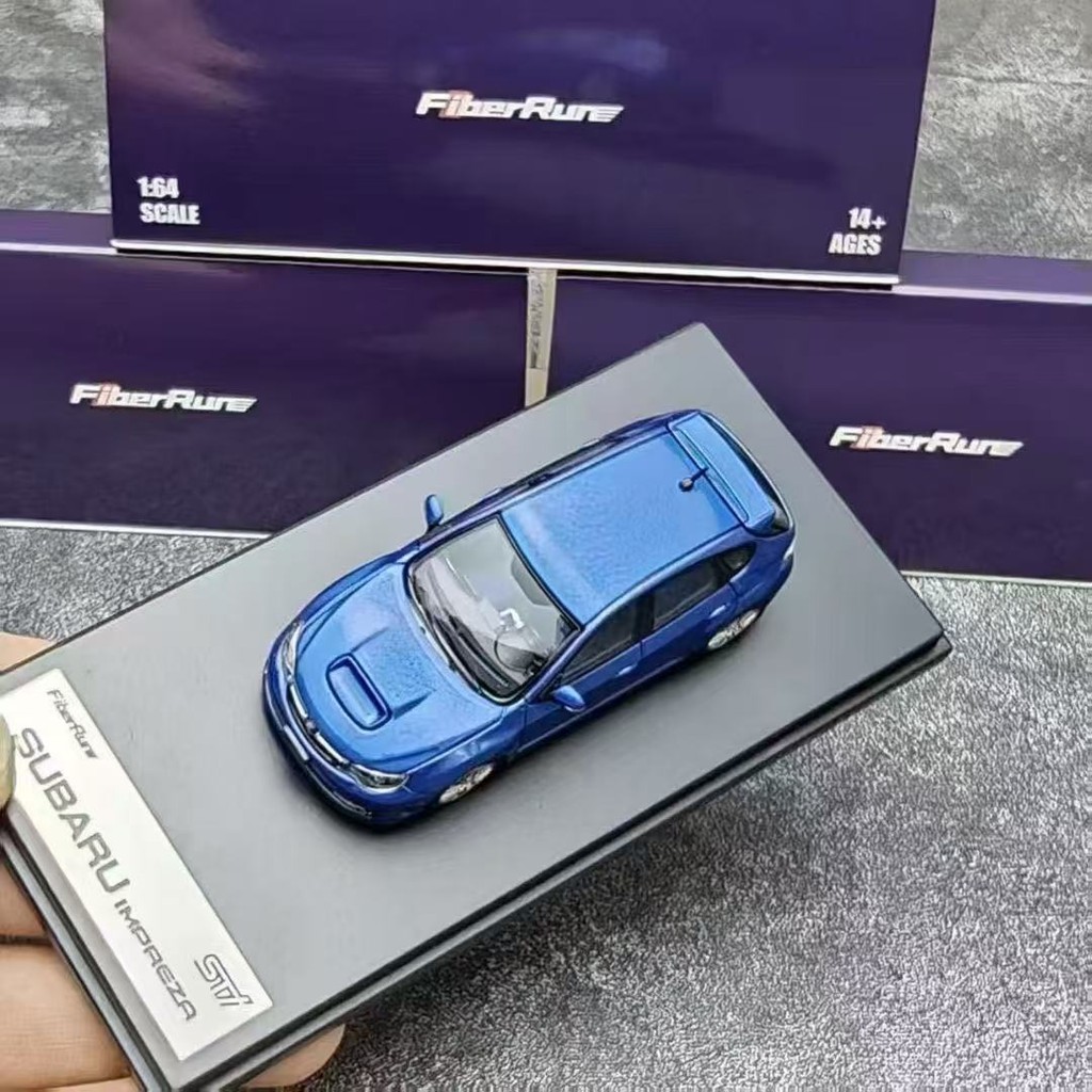 FiberRun 1/64 Subaru Impreza WRX STI 2009 3th generation Diecast car ...