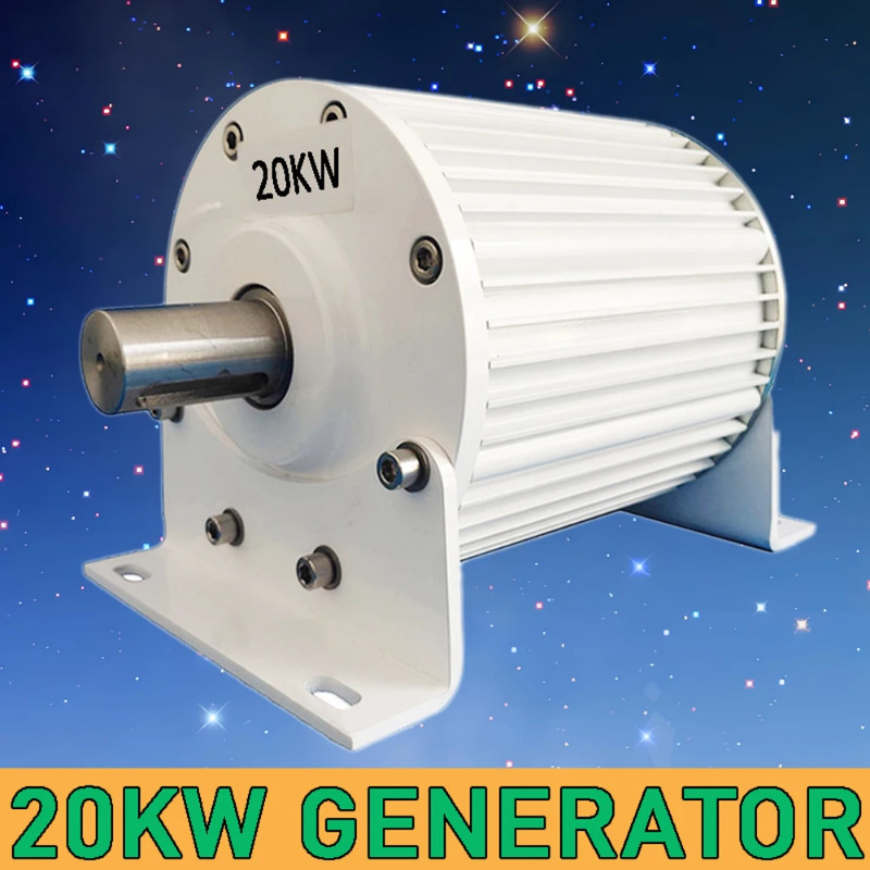 High Efficient 30KW Permanent Magnet Generator PMG 50KW 20KW 120V 220V ...