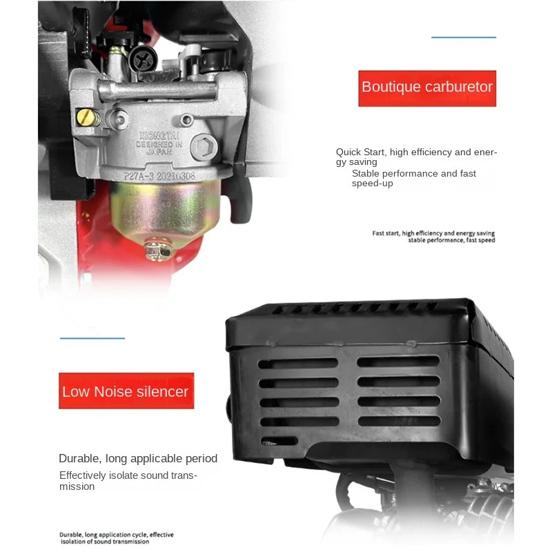 2026 NEW 170F Gasoline Engine 212CC Four-stroke Gasoline Engine Gas ...