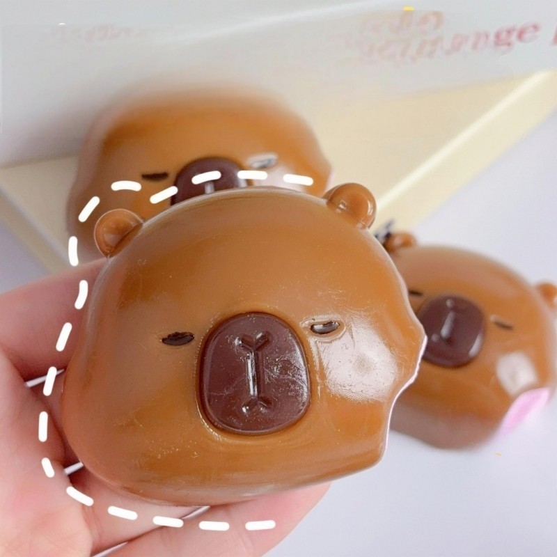 Capybara Squeeze Toy Stress Relieving Toys Release Emotions Simulated ...
