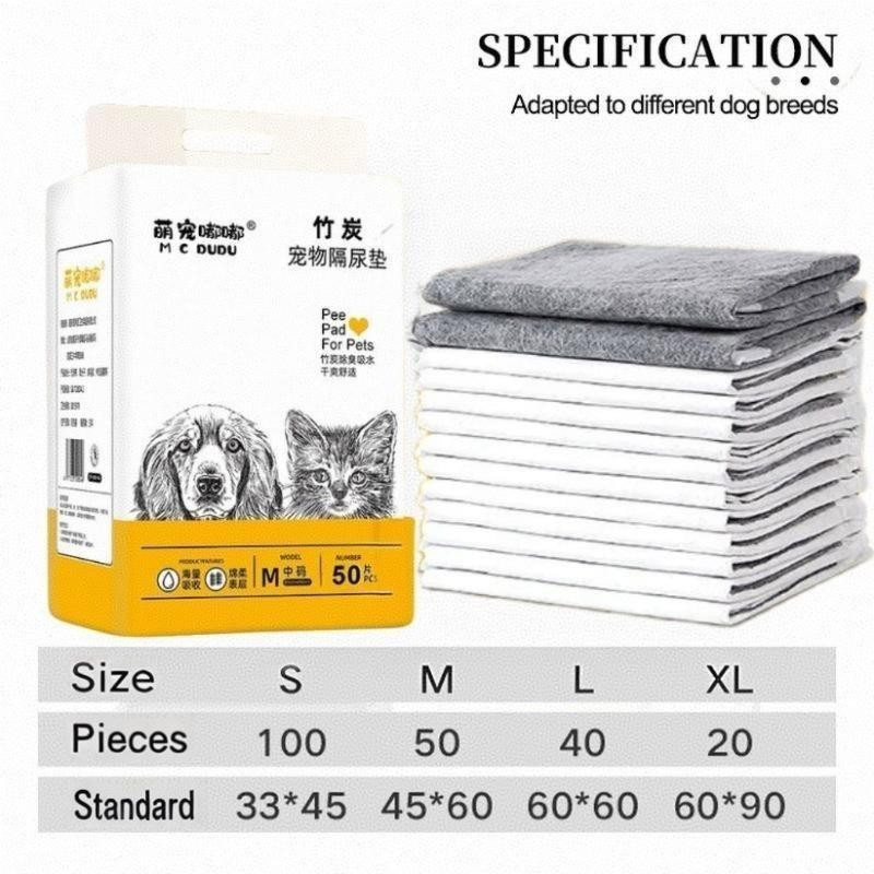 Pet Pee Pad Disposable Cat Dog Wee Mat Pet Pad Sheet Dog Training Mat ...