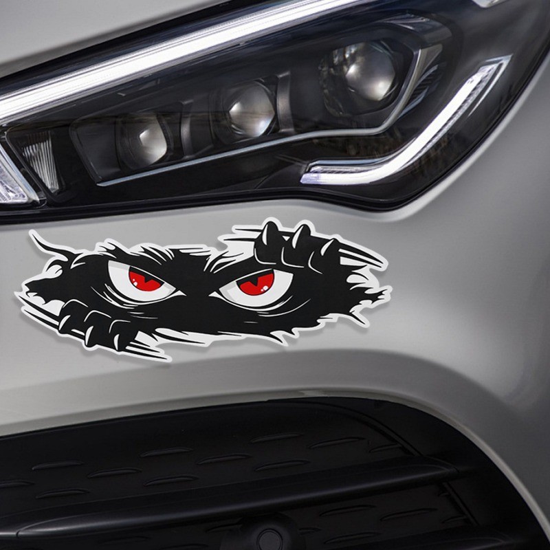 Self-Adhesive Simulation Devil's Eye Automobile Sticker Waterproof ...