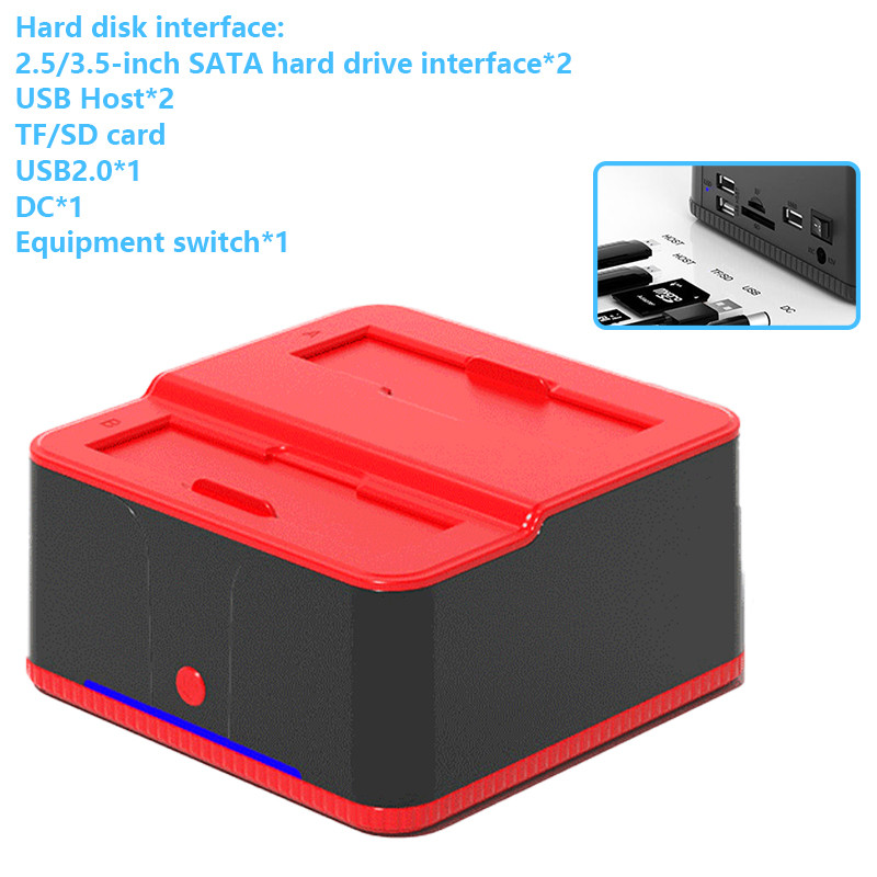 HDD Docking Station SATA to USB 3.0 Adapter for 2.5 3.5 SSD Disk Case ...