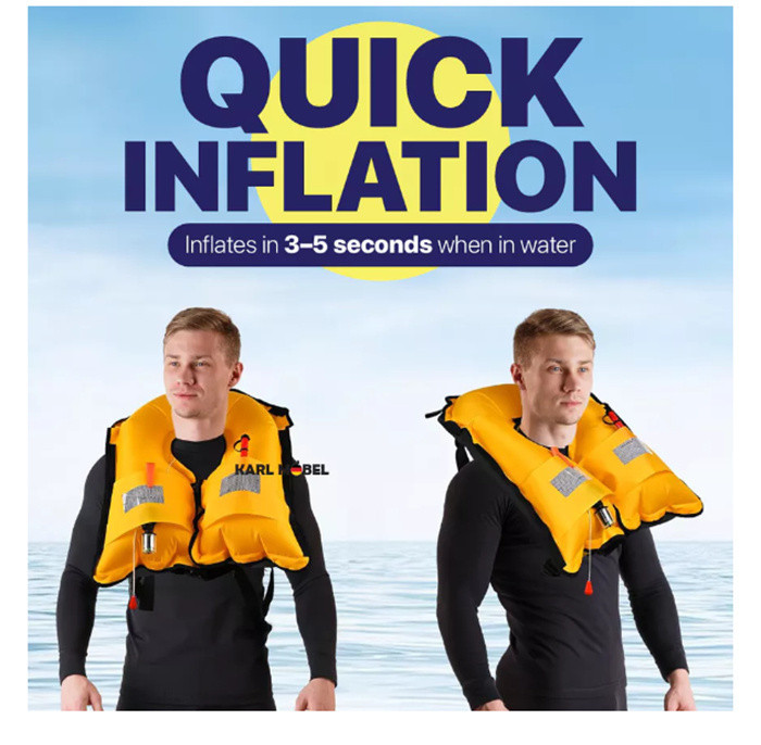 Fishing life jacket swimming rowing drifting life jacket adult marine ...