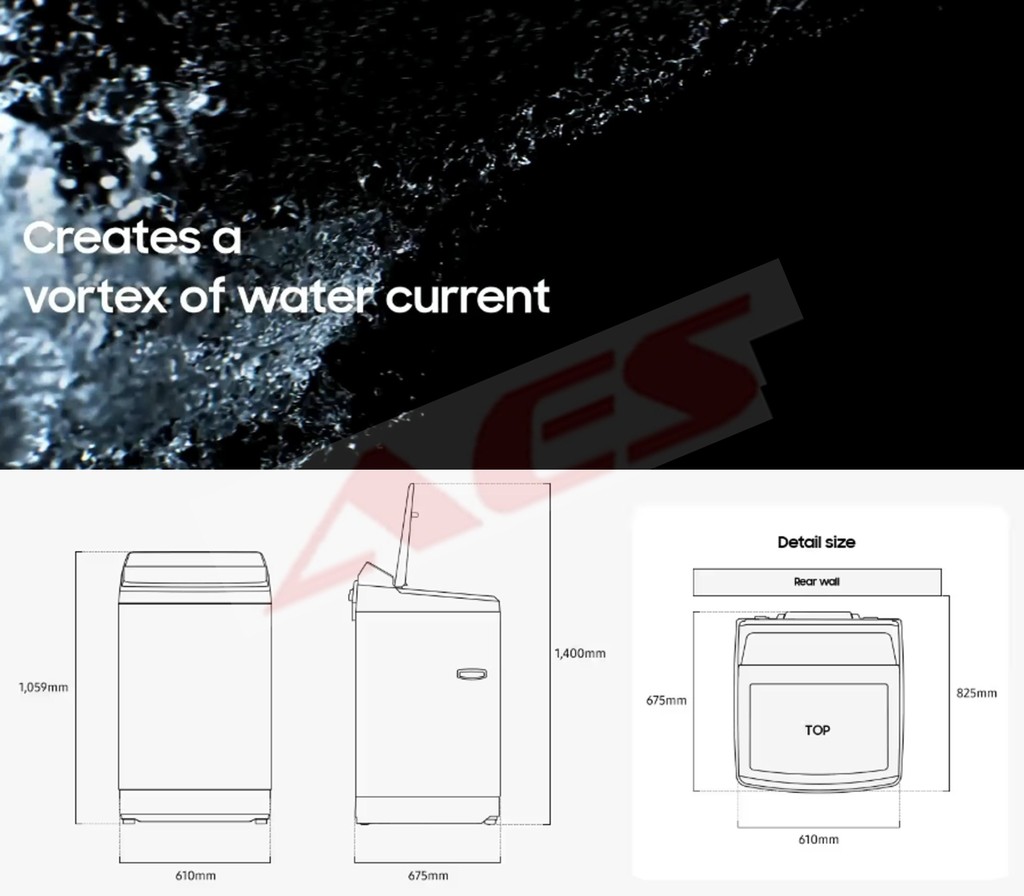🛠️ SAMSUNG 👕 21KG 19KG 15KG 13.0KG Mesin Basuh Muatan Atas AI Wash & AI Energy Mode / BESPOKE AI ...