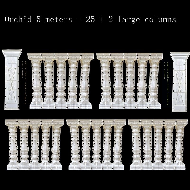 Fence Mold Cement Mold New Rural European Balcony Railing Roman Column ...