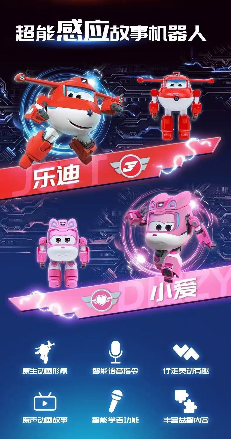 【Ready Stock】SUPER WINGS super wings toys set transformers fighter ...