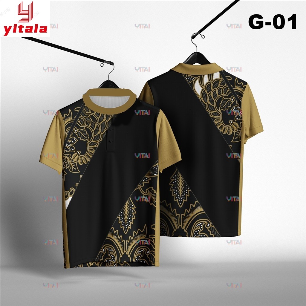 【Free Custom】Baju Batik Jersey Traditional Etnik SUBLIMATION T SHIRT ...