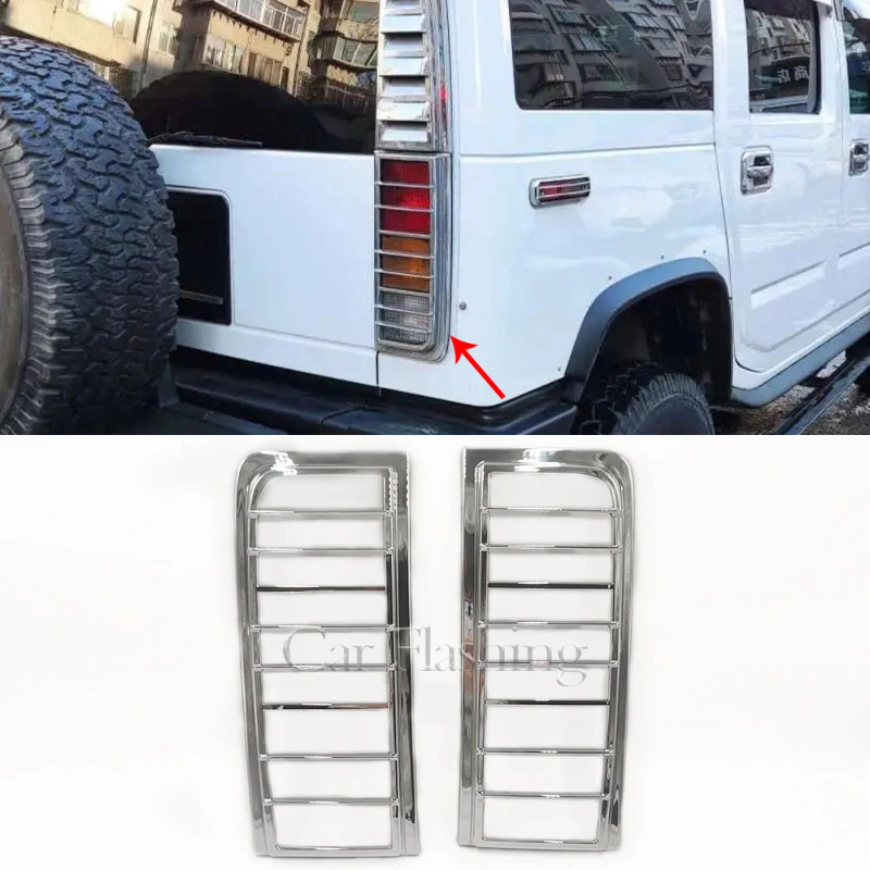 Chrome Silver Guard Trim Covers House Frame For HUMMER H2 SUV SUT 2003 ...