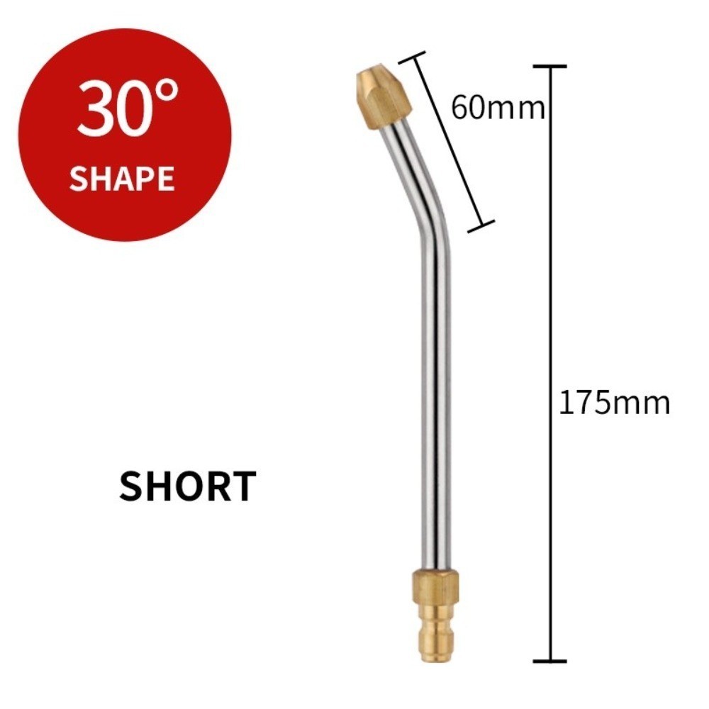 【Local Delivery】6 Size Car Washer Multi-Angled Metal Rod Nozzle Water ...