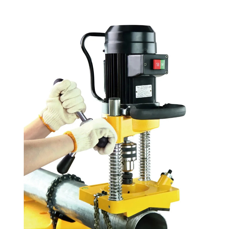 JK 150 Professional Electric Pipe Hole Cutter Steel hole pipe cutting ...