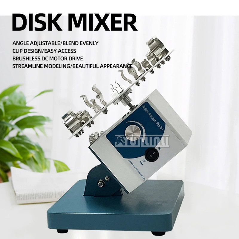 Disk Rotary Mixer Laboratory Equipment Rotary Blood Mixer Speed Control ...