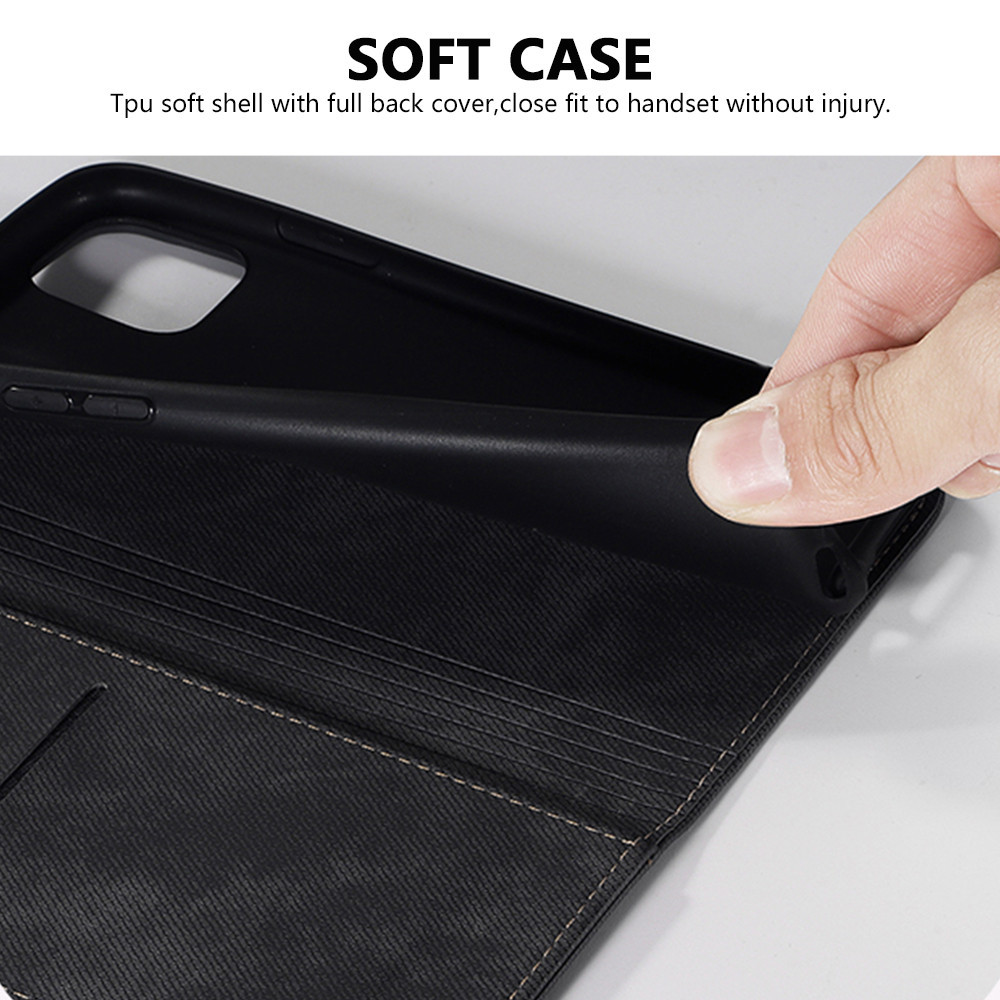 Luxury Leather Flip Wallet Case For Nothing Phone 3A Pro Card Slot ...