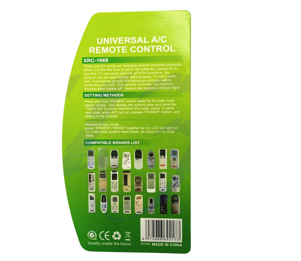 Replacement Aircond Remote Control for ACSON Air Conditioner (XRC-1668 ...