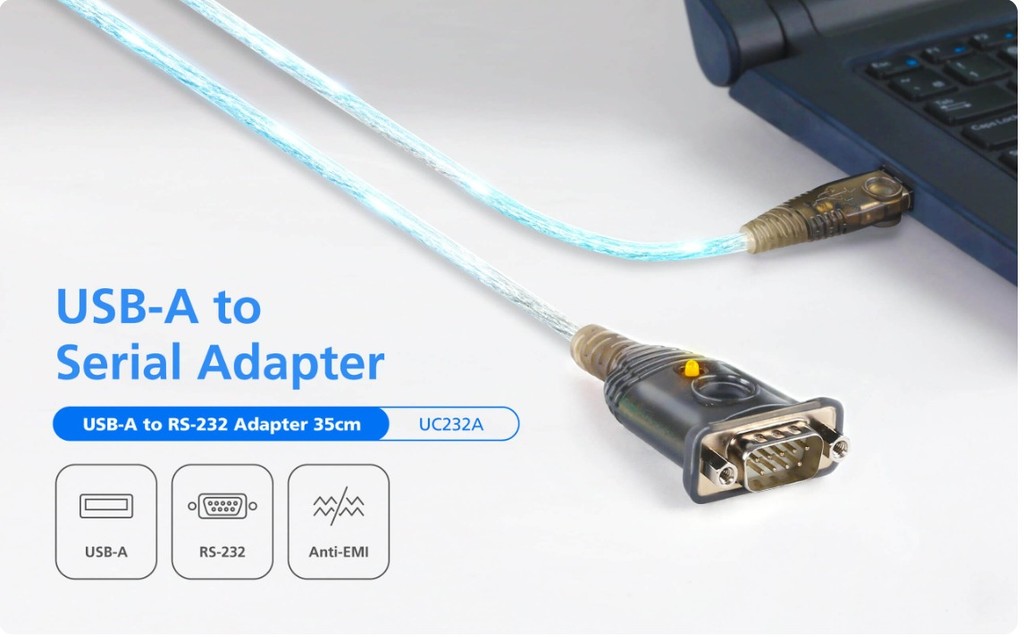 Aten Cable Converter USB to RS232 RS-232 UC232A UC232 Serial Port ...