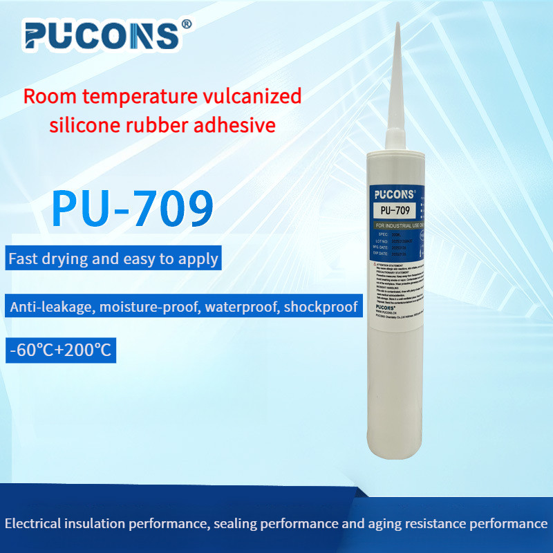 PUCONS PU-709 Humidity Curing Silicone Electronic Components Fixed ...