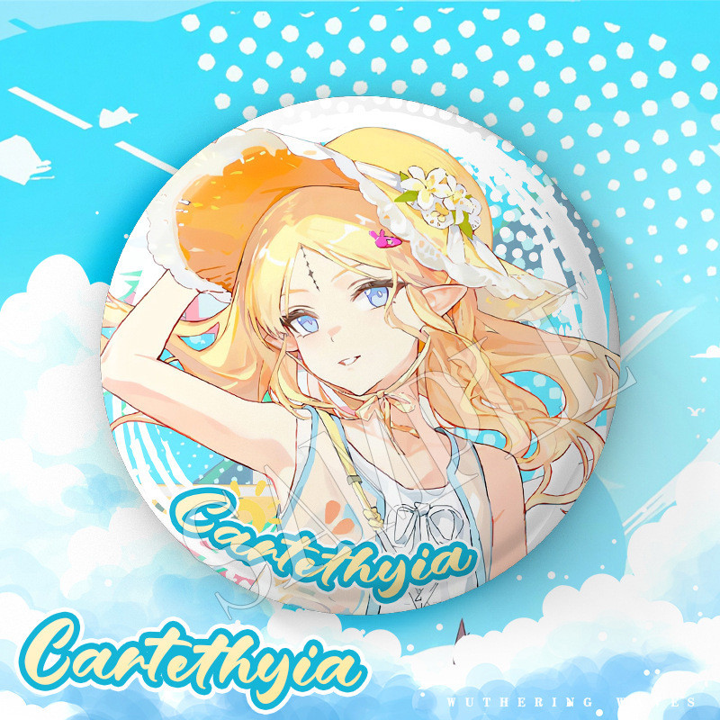 Wuthering Waves 1st Anniversary Badge 75mm Double - Flash Badge of ...