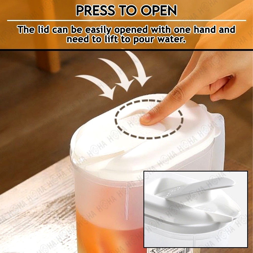 【2PC】1.8L 2.5L Jag Air Plastik Water Jug Plastic Botol Air Panas Sejuk ...