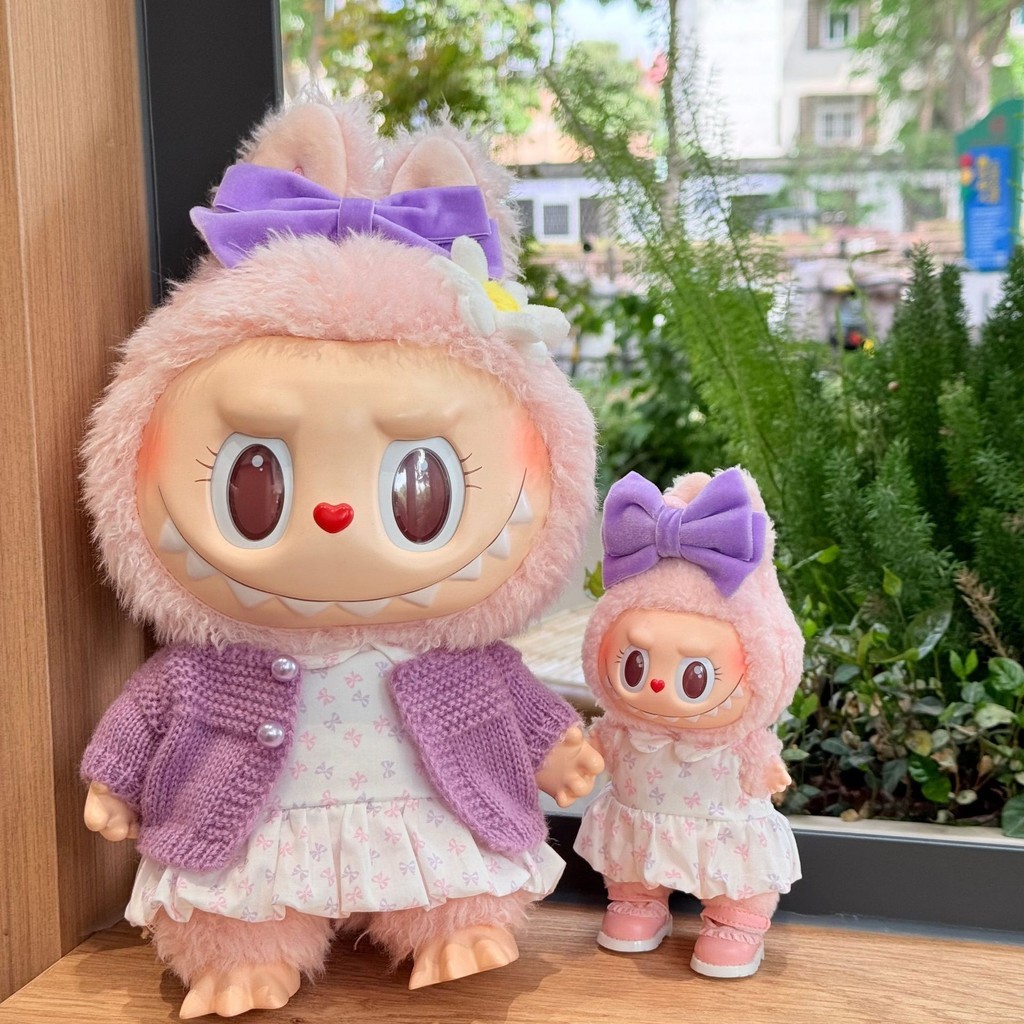 CF (Cloth Only) For 17 cm LABUBU v1/v2/v3 Plush Doll Generation 2 ...