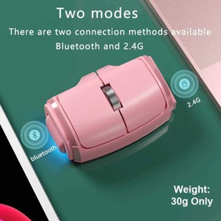 2.4G Bluetooth Dual Mode Mouse Lazy Finger Ring Horizontal Mause 30g ...