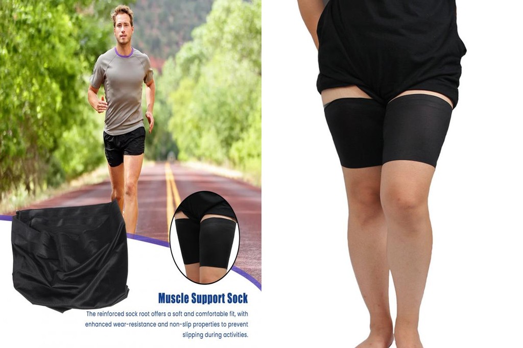 Gox Thigh Sock Nylon Leg Cover Premium Thigh Compression Sleeves for ...