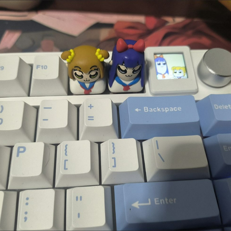 POP TEAM EPIC Keycap Cute Cartoon MX Switch 3D Mechanical Handmade ...