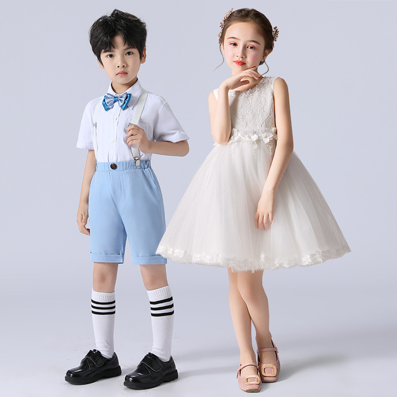 Children's Chorus Dress Day National Day Boys Girls Host Costume ...