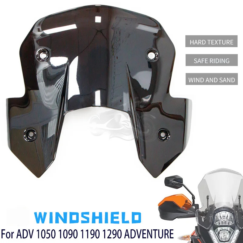 Windscreen Wind Deflector Motorcycle Windshield Fit For ADV 1050 1090 ...