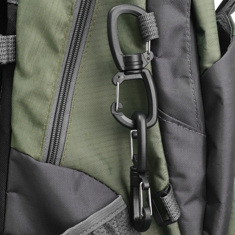8-Shaped Outdoor Carabiner - 360° Rotating Hook Clip - Corrosion ...
